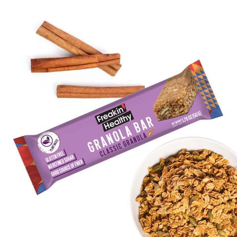 Freakin Healthy Classic Granola Bar 50g price in UAE | Carrefour UAE ...