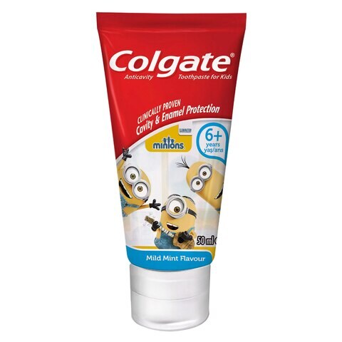 Colgate Minions Toothpaste 6+ Years Mild Mint White 50ml price in UAE ...