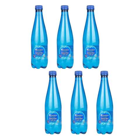 Carrefour Low Sodium Carbonated Sparkling Water 500ml x Pack of 6 price in Kuwait | Carrefour ...