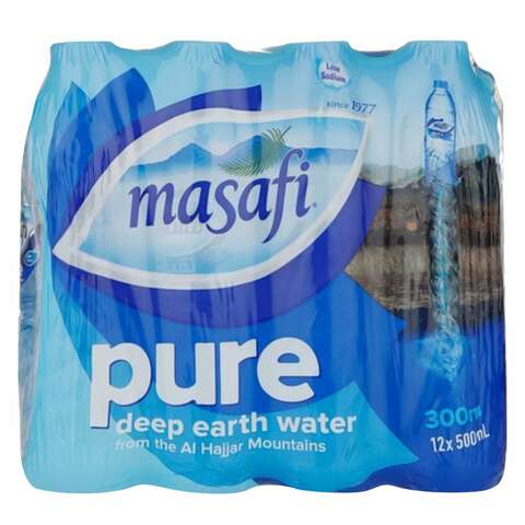 Masafi Bottled Drinking Water 500ml x12 price in UAE | Carrefour UAE ...