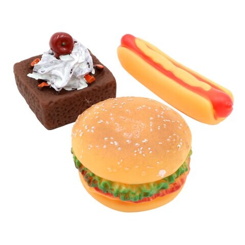 Agrobiothers Aime Fast Food Dog Toy Pack of 3 price in UAE | Carrefour ...