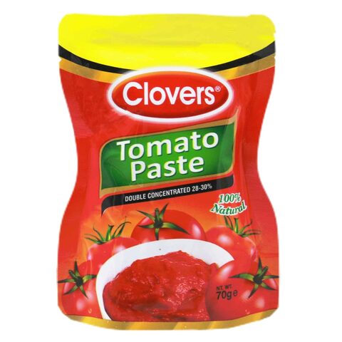 Buy Clovers Double Concentrated Tomato Paste 70G Online - Carrefour Kenya