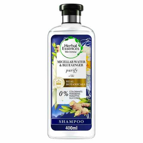 Herbal Essences bio:renew Purify Micellar Water Blue Ginger Shampoo ...