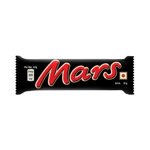 Mars Nougat And Caramel Filled Chocolate Bar - 51 gram Online ...