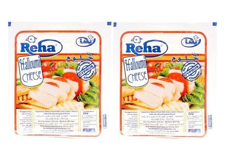 REHA HALLOUMI CHEESE 250GX2 price in Kuwait | Carrefour Kuwait ...