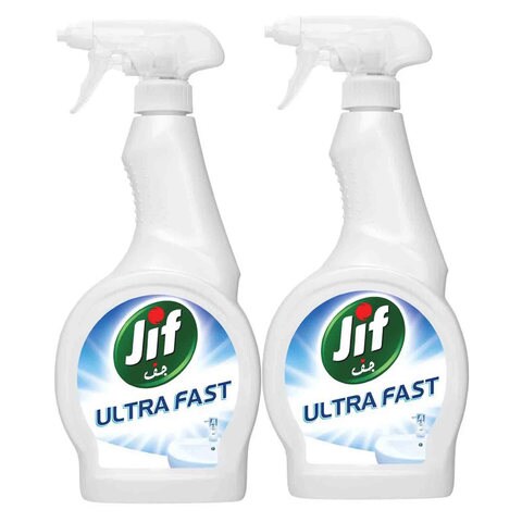 Jif Ultrafast Bathroom Cleaner 500ml Pack of 2 price in UAE | Carrefour ...