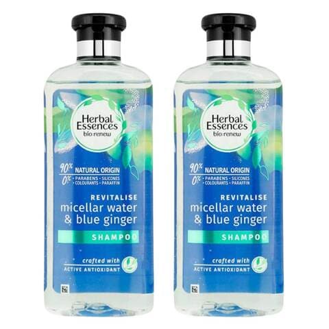 Herbal Essences bio:renew Purify Micellar Water Blue Ginger Shampoo ...