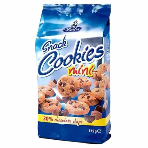 Merba Snack Chocolate Chip Mini Cookies - 175 gram price in Egypt ...