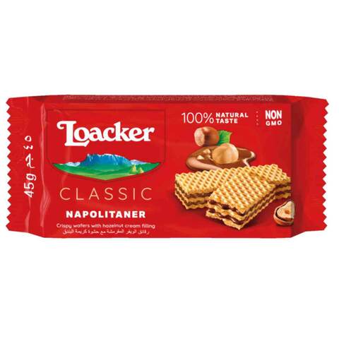 Loacker Classic Napolitaner Wafers 45g price in UAE | Carrefour UAE ...