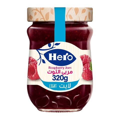 Hero Raspberry Jam - 320 gram price in Egypt | Carrefour Egypt ...