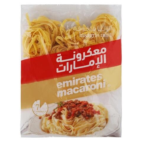 Emirates Macaroni Lasagna Nest 300g price in UAE | Carrefour UAE ...
