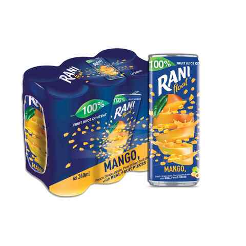 Rani Float Mango Juice 240ml Pack of 6 price in UAE | Carrefour UAE ...