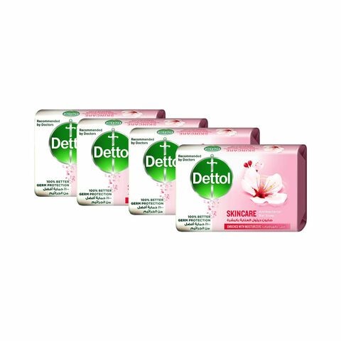 Dettol Skincare Anti-Bacterial Soap Pink 165g Pack of 4 price in UAE ...