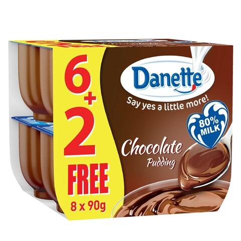Danette Chocolate Pudding Dessert 90g Pack of 8 price in UAE ...