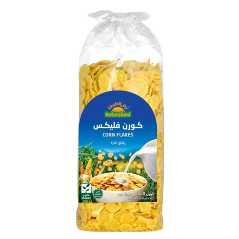 NATURELAND CORN FLAKES 250G price in Kuwait | Carrefour Kuwait ...