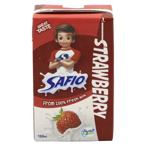 Safio UHT Strawberry Milk 150ml price in UAE | Carrefour UAE ...