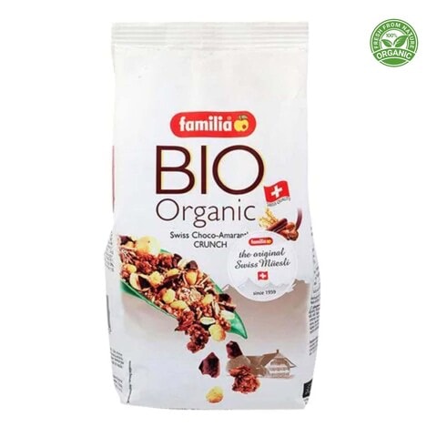 Familia Bio Organic Swiss Choco Amaranth Crunch Cereals 375g price in UAE | Carrefour UAE ...