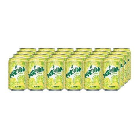 Mirinda Citrus, Carbonated Soft Drink, Cans, 325ml x 24 price in Saudi ...