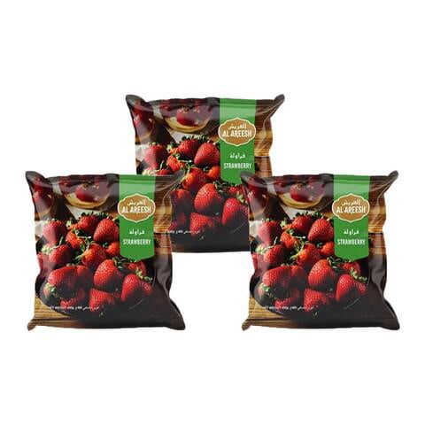 Al Areesh Frozen Strawberry 400g Pack of 3 price in UAE | Carrefour UAE ...