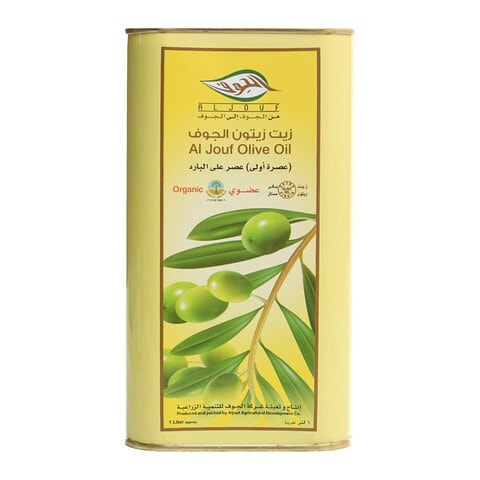 Al Jouf Organic Olive Oil Tin 1L price in Saudi Arabia | Carrefour ...