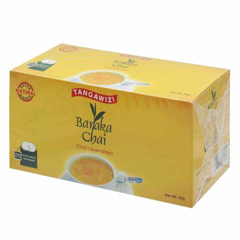 Buy Baraka Chai Tangawi 25 Tea Bags 50g Online - Carrefour Kenya