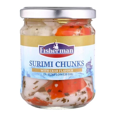Fisherman Surimi Chunks With Crab Flavour in sunflower oil - 200 Gram ...