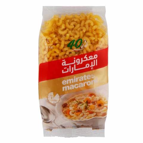 Emirates Macaroni Pasta 400g price in UAE | Carrefour UAE | supermarket ...