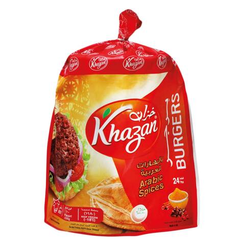 Khazan Arabic Spices Beef Burger 1200g price in Kuwait | Carrefour ...