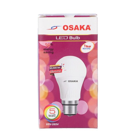 Buy OSAKA 5W LED BULB ECO B22 DL Online | Carrefour Pakistan