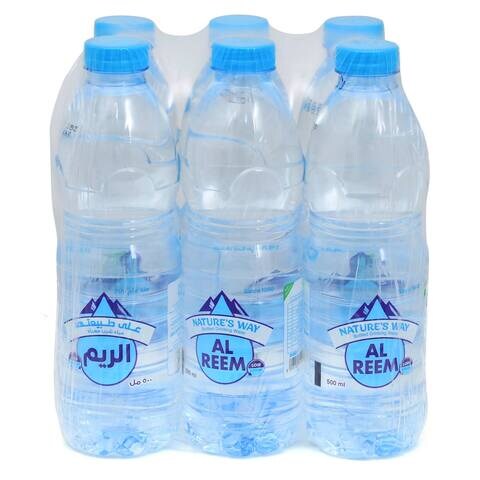 Al Reem Drinking Water 500ml Pack of 6 Online | Carrefour UAE