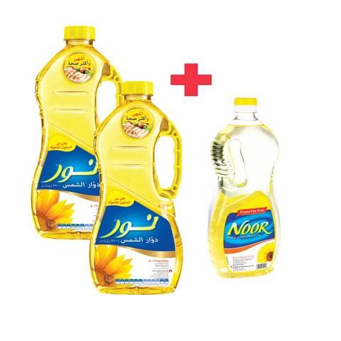 Noor Sunflower Oil 1.5L Pack of 2+750ml price in UAE | Carrefour UAE ...