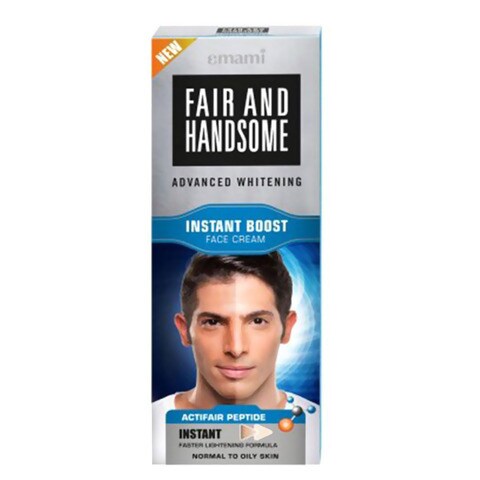 Emami Fair And Handsome Advanced Whitening Instant Boost Face Cream White 100ml price in UAE ...