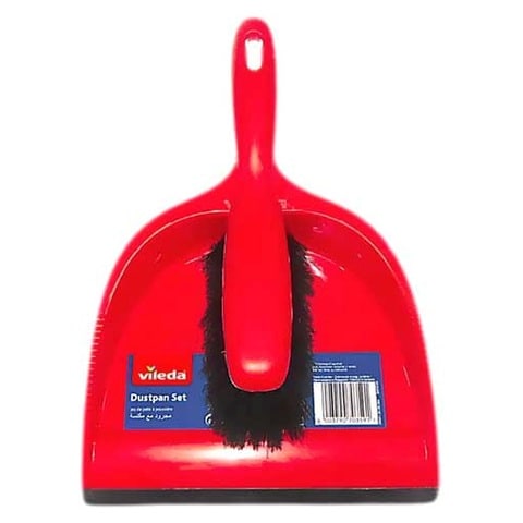 Vileda Dustpan And Brush Set Multicolour 2 PCS price in UAE | Carrefour ...