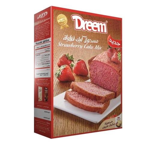 Dreem Pound Strawberry Cake Mix 400g price in Kuwait | Carrefour Kuwait ...