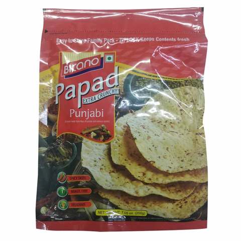 Bikano Punjabi Masala Papad 200g price in UAE | Carrefour UAE ...