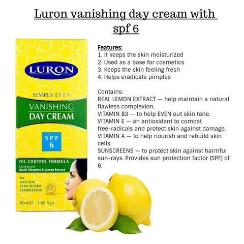 Buy Luron Face Cream Vanishing Day 50Ml Online - Carrefour Kenya