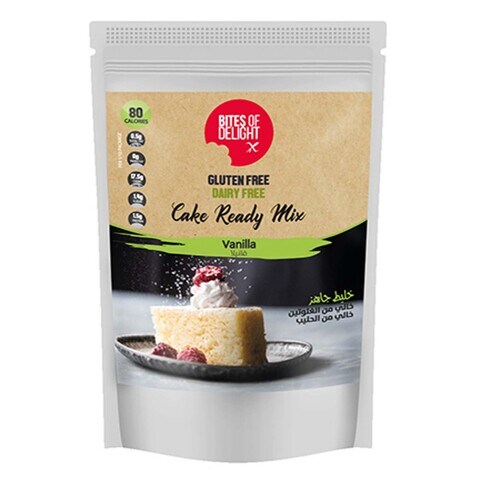 BITES OF DELIGHT GLUTEN FREE DAIRY FREE READY MIX VANILLA CAKE 200G ...
