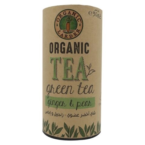 Organic Larder Green Tea With Ginger And Pear 30g price in UAE ...