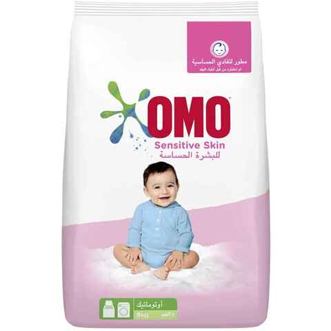 OMO Front Load Laundry Detergent Powder Sensitive Skin 5kg price in UAE ...