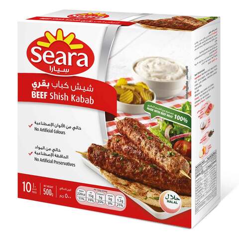 Seara Super Beef Kabab 500g price in Saudi Arabia | Carrefour Saudi ...