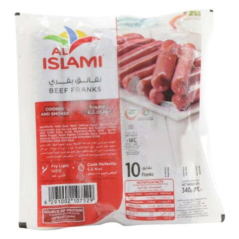 Al Islami Beef Franks 340g price in Kuwait | Carrefour Kuwait ...