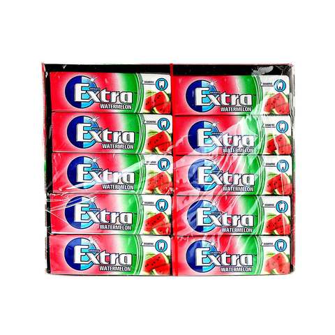 Wrigley Extra Watermelon Sugar Freegum 14g 30 price in Saudi Arabia ...
