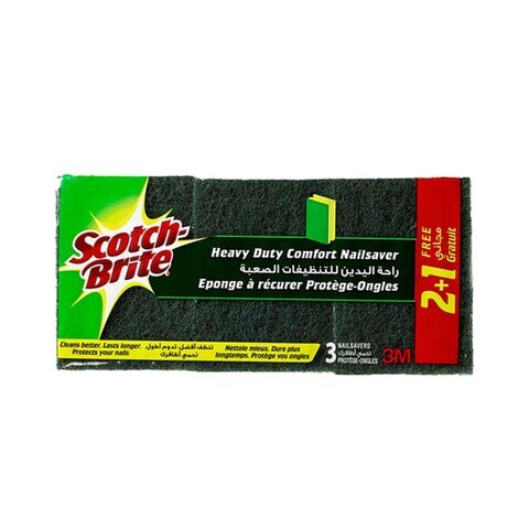 3M Scotch-Brite Heavy Duty Comfort Sponge Green 3 count price in UAE ...