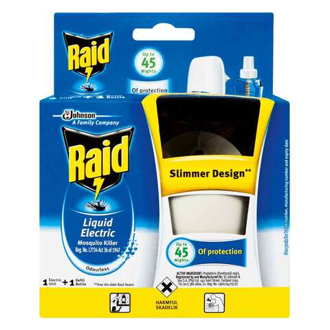 Buy Raid LED Liquid Electric Mosquito Killer 33ml Online - Carrefour Kenya
