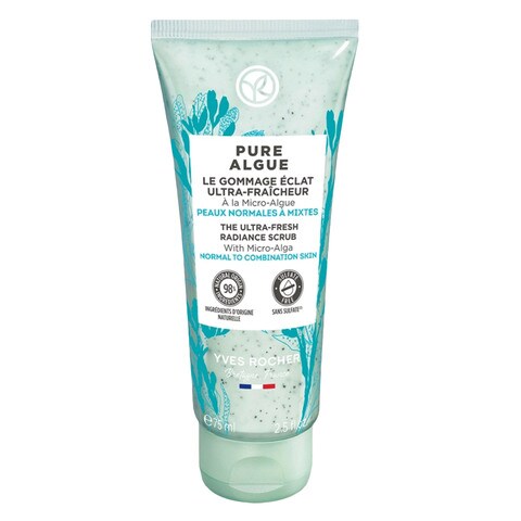 Buy Yves Rocher Pure Algae Ultra-Fresh Radiance Scrub 75ml Online ...