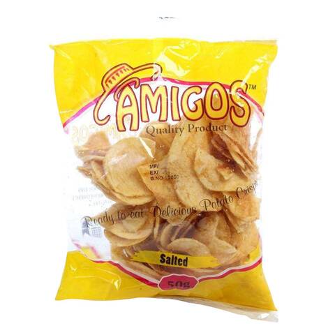 Buy Amigos Ready Salted Potato Chips 50g Online - Carrefour Kenya