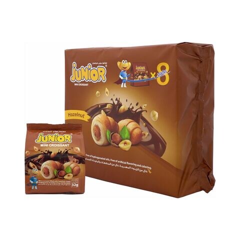 Junior Mini Hazelnut Croissant 32g Pack of 8 price in UAE | Carrefour ...