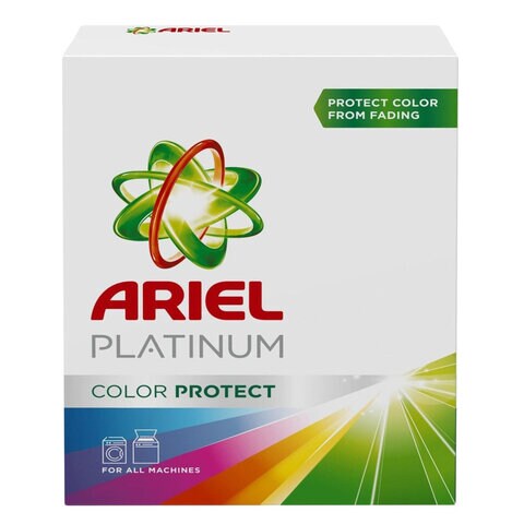 ARIEL PLATINUM COLOR PROTECT WASHING DETERGENT POWDER FRO ALL MACHINES ...