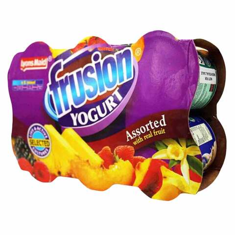 Buy Lyons Maid Frusion Assorted Real Fruit Yogurt 100ml x Pack of 6 ...