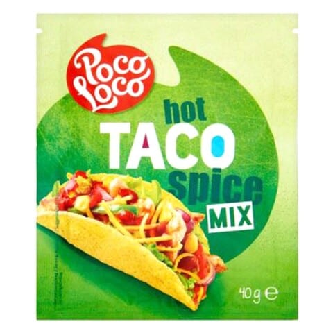 Poco Loco Hot Taco Spice Mix 40g price in UAE | Carrefour UAE ...